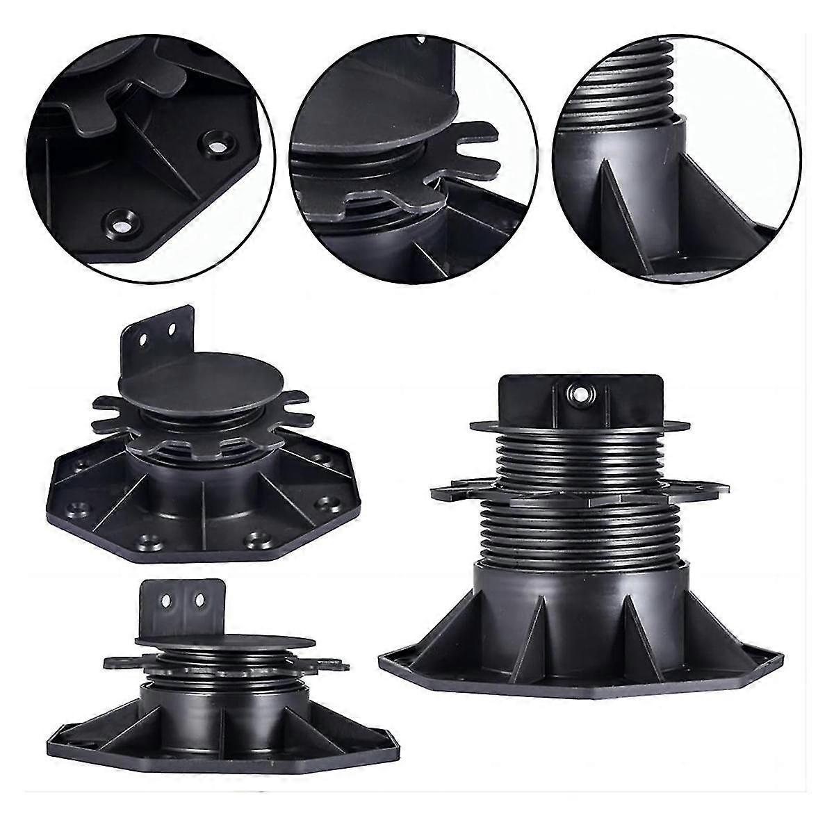 6 Pcs Joist Support Pedestals, Adjustable Decking & Flooring Support ...