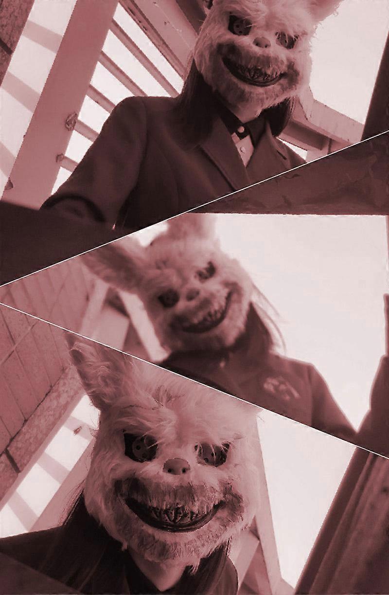 Halloween Scary Bloody Rabbit Mask Bunny Killer Mask Brown Bear Mask ...