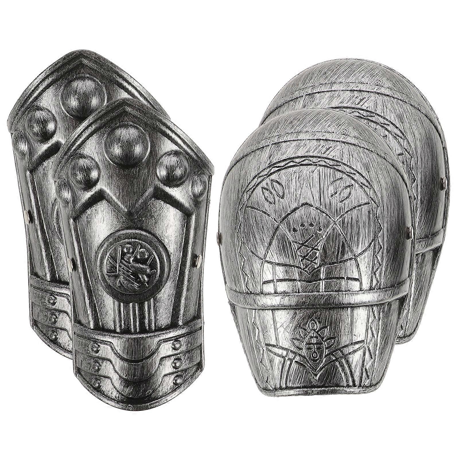 1 Set Cosplay Armour Costume Accessory Vintage Armour Arm Plate And ...