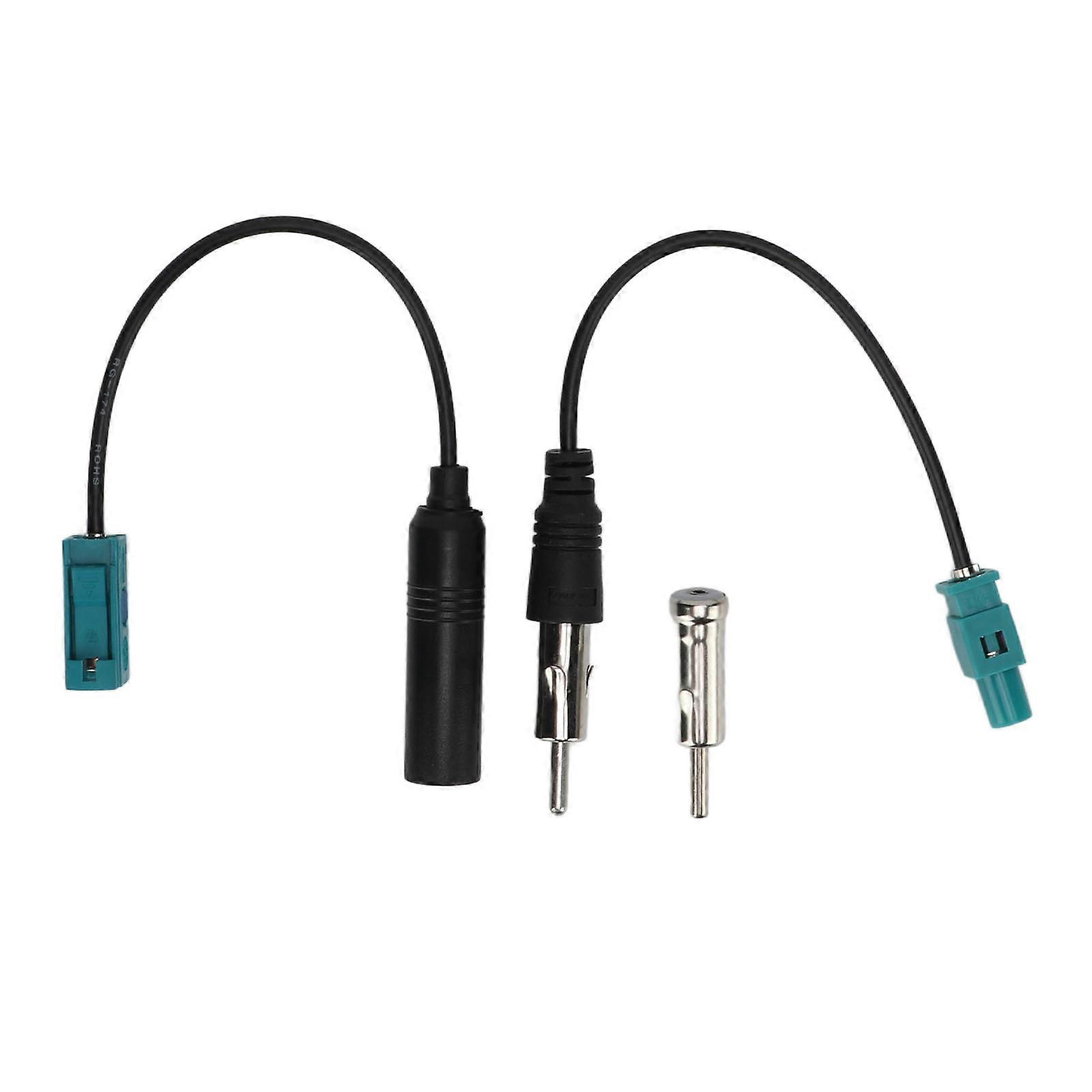 Car Antenna Aerial Adapter Universal Fakra Z to DIN Plug Connector Cable for Stereo HD CD Media ...