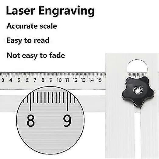 Adjustable Hole Finder, Tile Tool Ruler Tile Locator Tile Angle ...