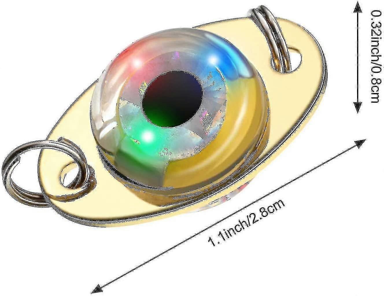 10 Pieces Led Fishing Lures Fishing Spoons Lighted Bait Flasher | Fruugo FI