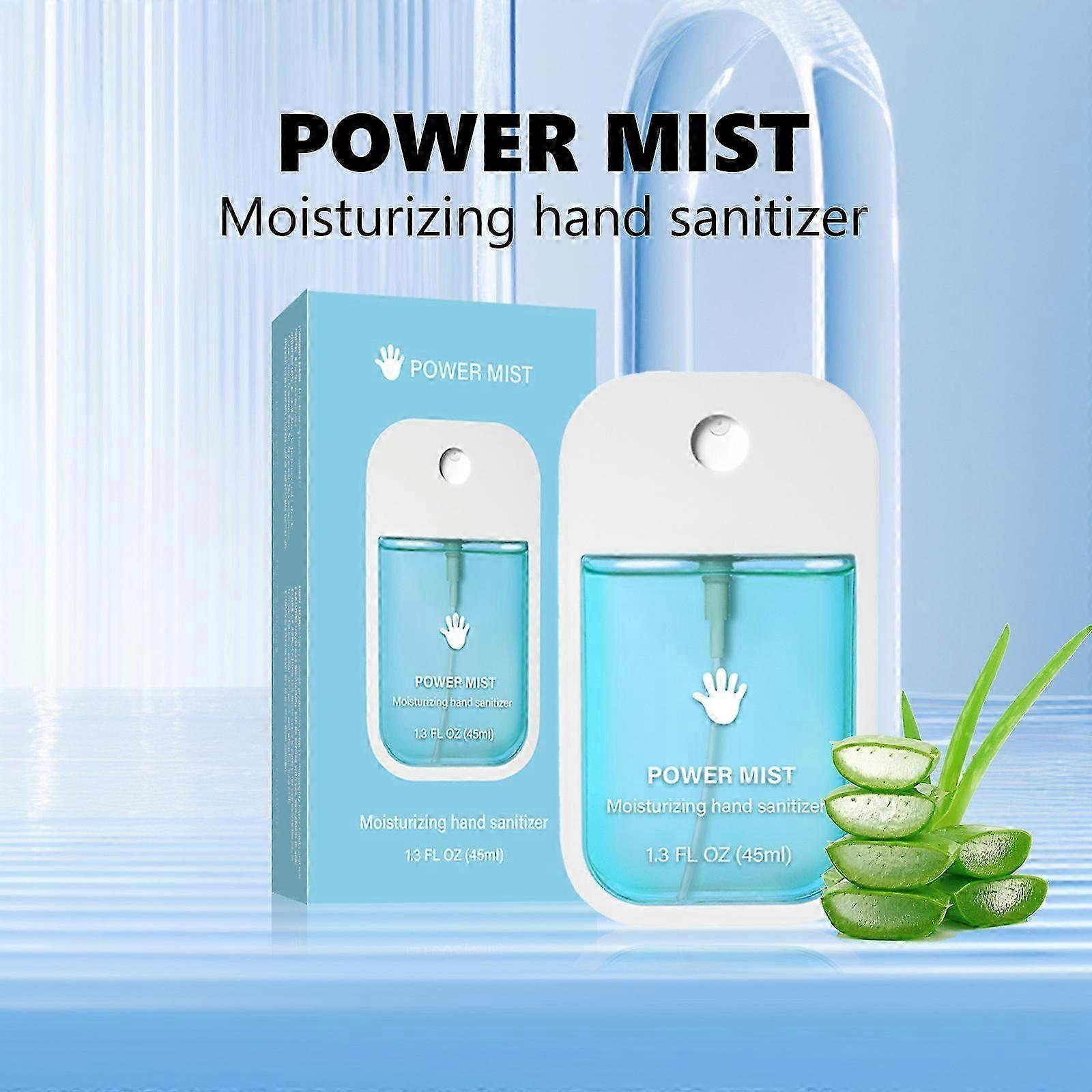 Power Mist Hand Sanitizer, Portable Moisturizing Spray Hand Sanitizer ...