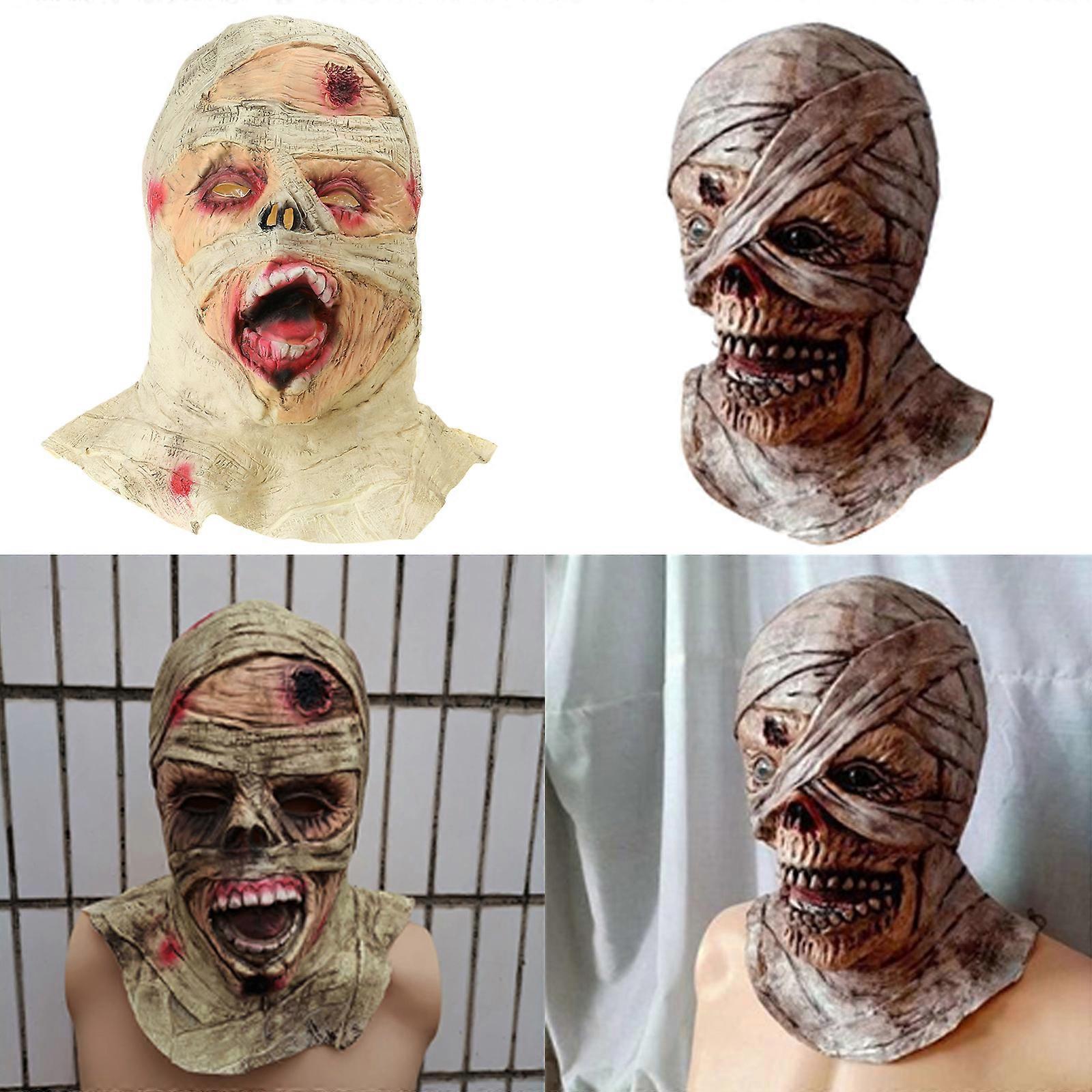 Mummy Mask Masquerade Mask Full Head Mask Scary Mask Halloween Mask ...