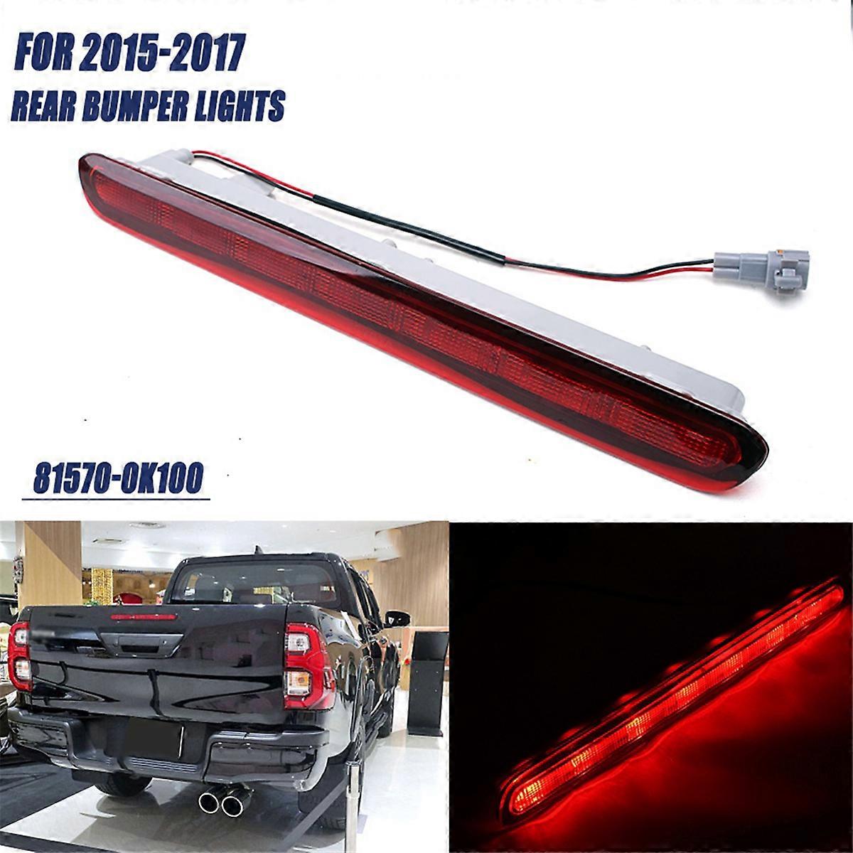 32915006872 Car LED High Mount Brake Light Third Tail Stop Lamp for Toyota Hilux Revo Vigo 2015 ...