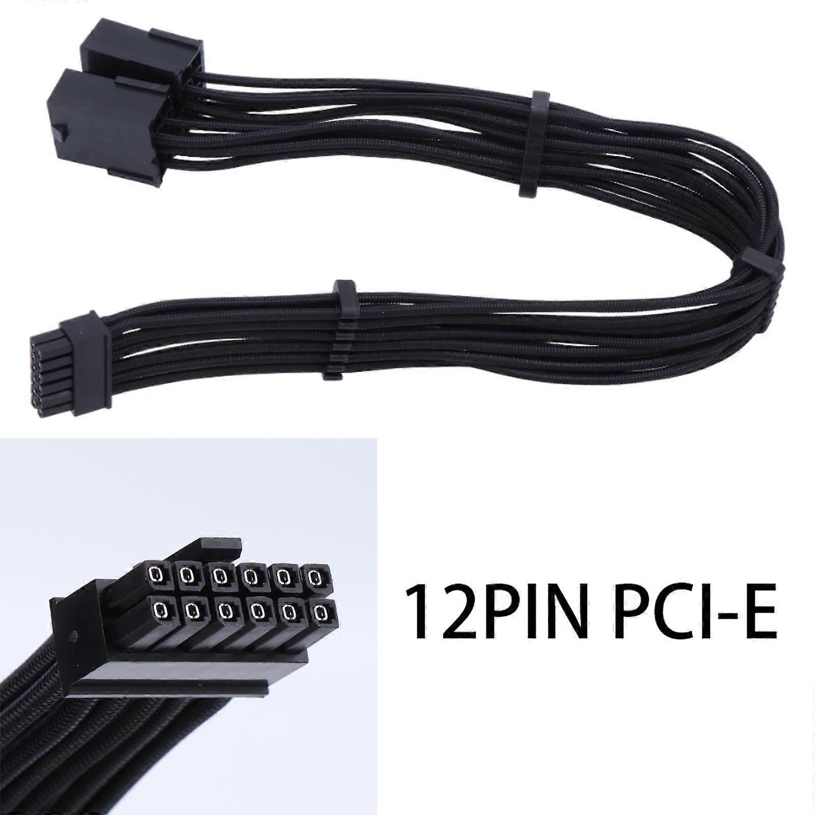 Dual PCIe 8Pin Female to 12Pin Male GPU Power Adapter Cable for RTX30 ...