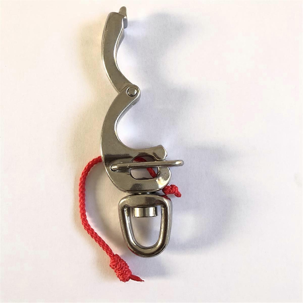 Stainless 316 Quick Release Boat Snap Shackle with Small Swivel Eye for ...