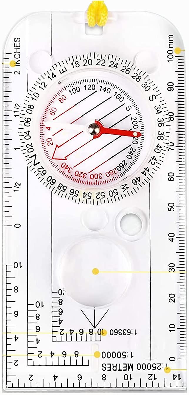 Navigation Compass,expedition Map Reading,lightweight Map Ruler,compass ...