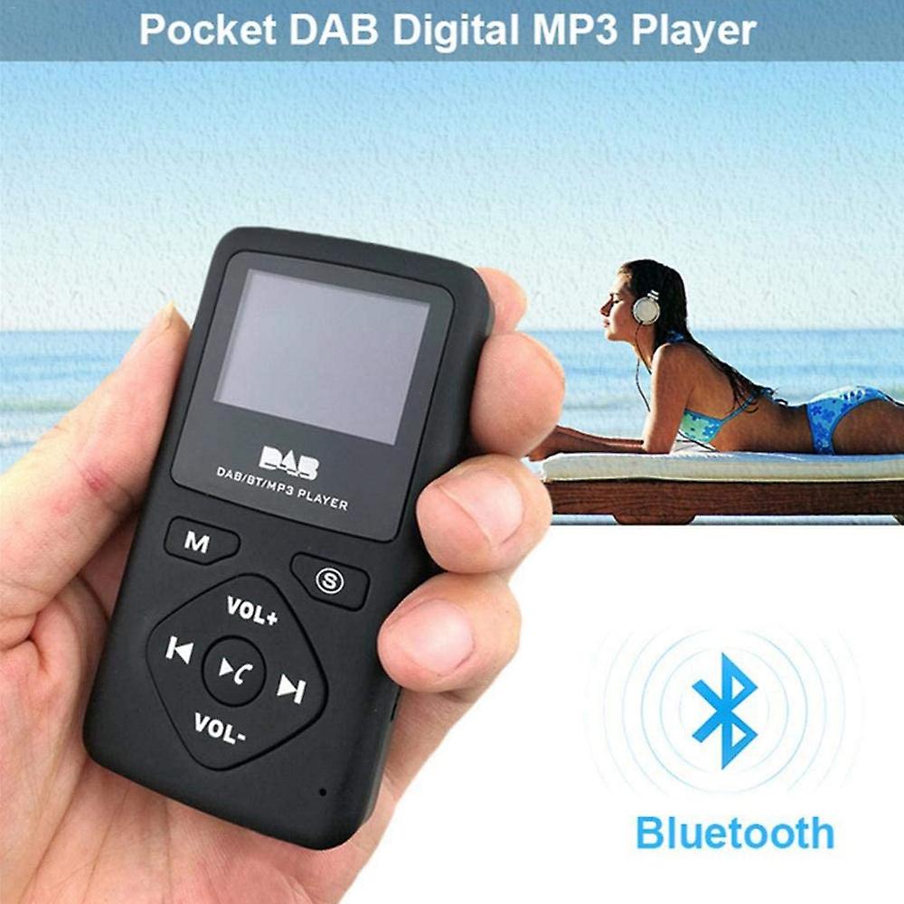 Dab/dab Digital Radio Bluetooth 4.0 Personal Pocket Fm Mini Portable ...