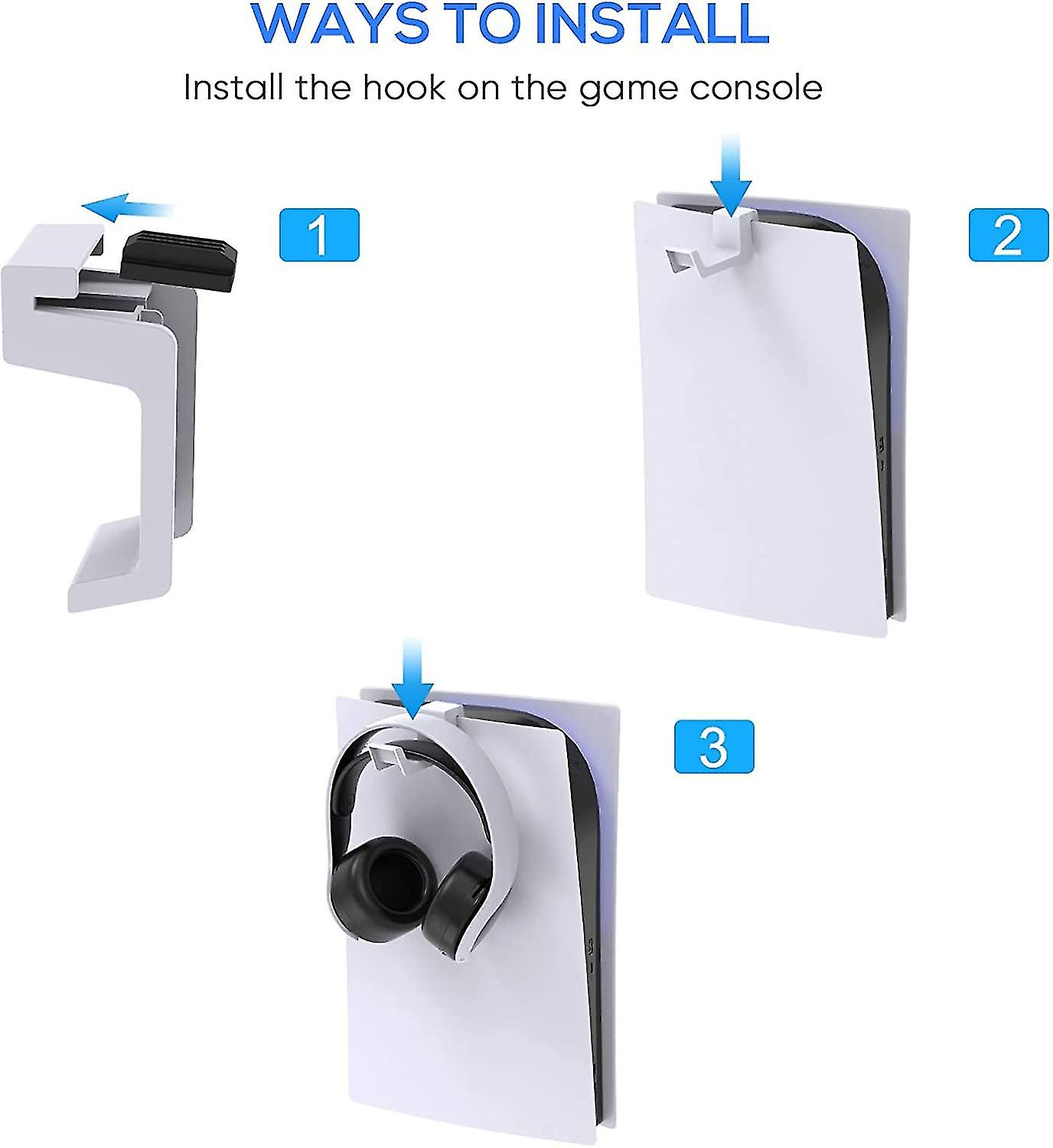 Headset Holder For Ps5, Hook Hanger For Ps5 Headphone Hanger Holder ...