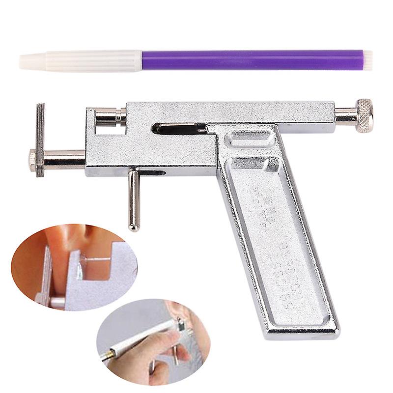 Steel Ear Nose Navel Body Piercing Gun With 98x Studs Tool Kit Set ...