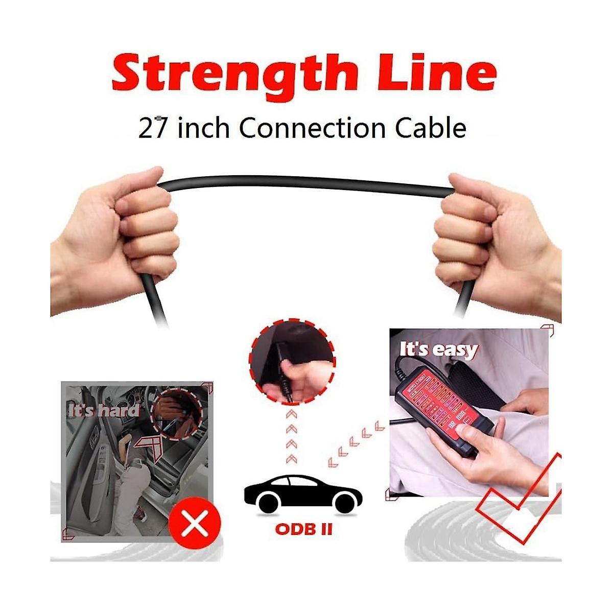 CTB007 OBD Breakout Box CAN Test Box Bil OBD Breakout Box Diagnostiska ...