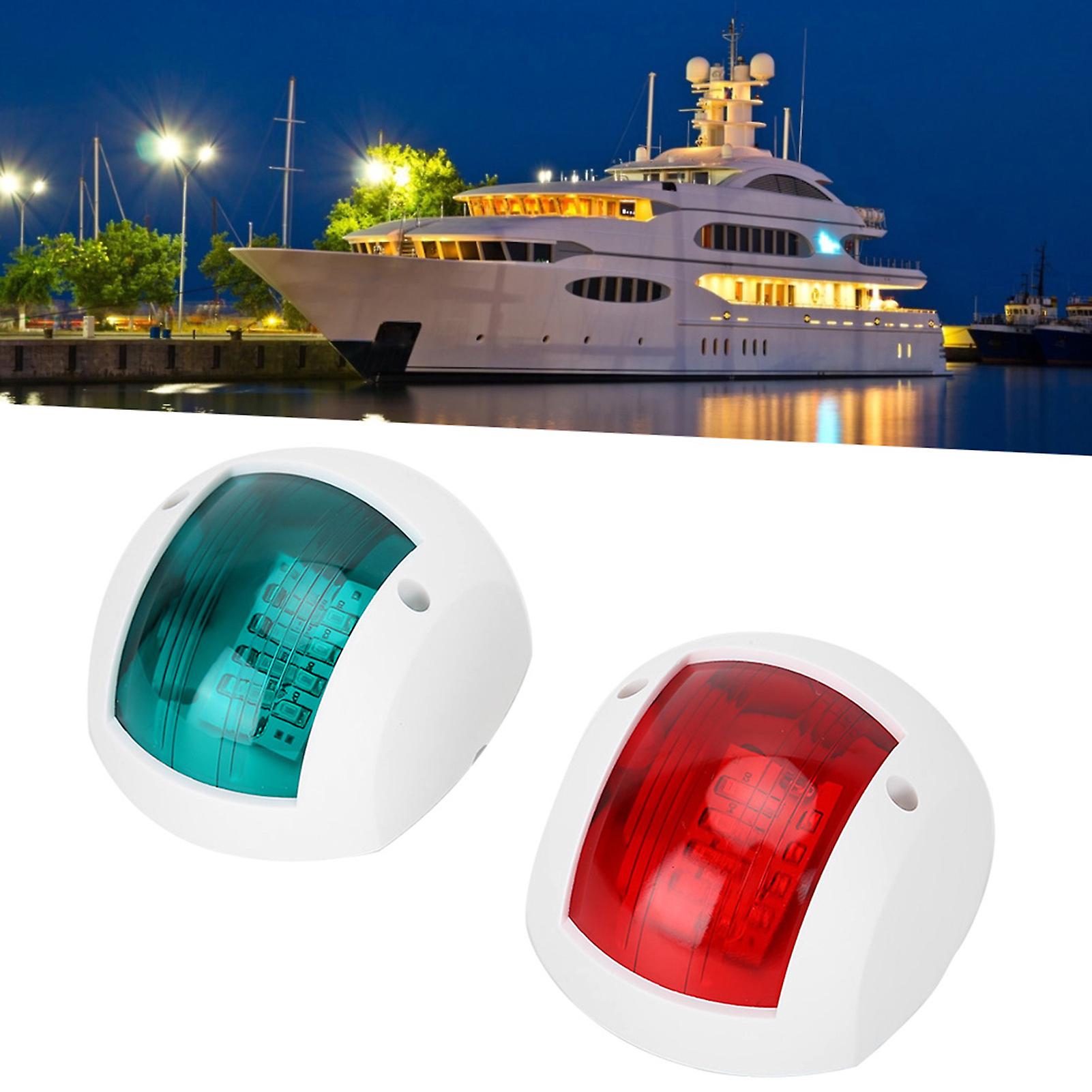 Boat Sidelight,Pair of Signal Lamp Marine Navigation Light Navigation ...
