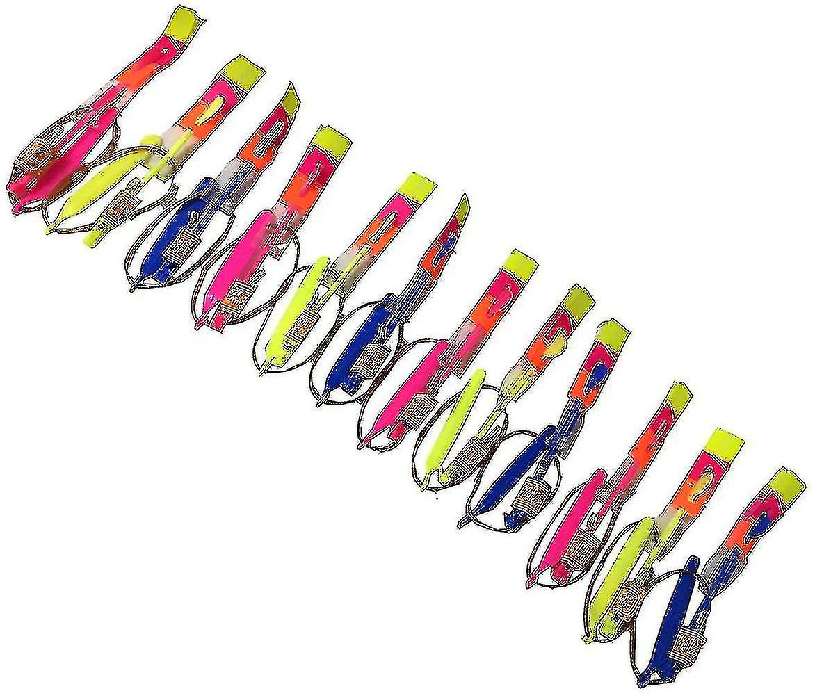 48pc Amazing Led Light Arrow Rocket Helicopter Flying Toy Party Fun ...