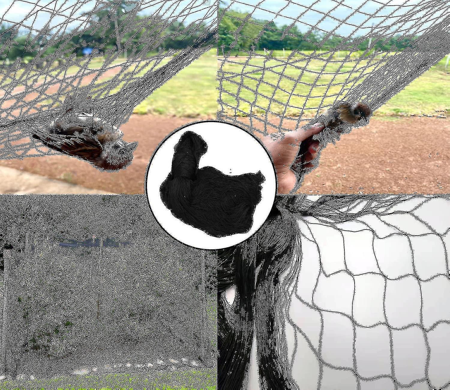 20m X 5m Black Bird Netting, Heavy Duty Bird Netting, Poultry Aviary ...