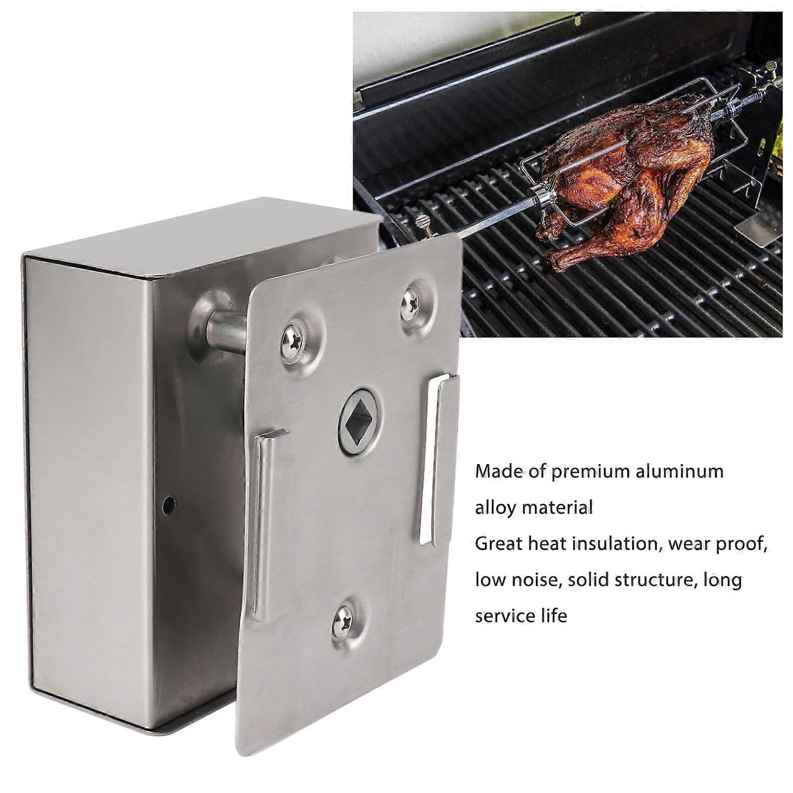 Grill Rotisserie Motor Aluminum Alloy 70KG Load 12V Large Power BBQ DC ...