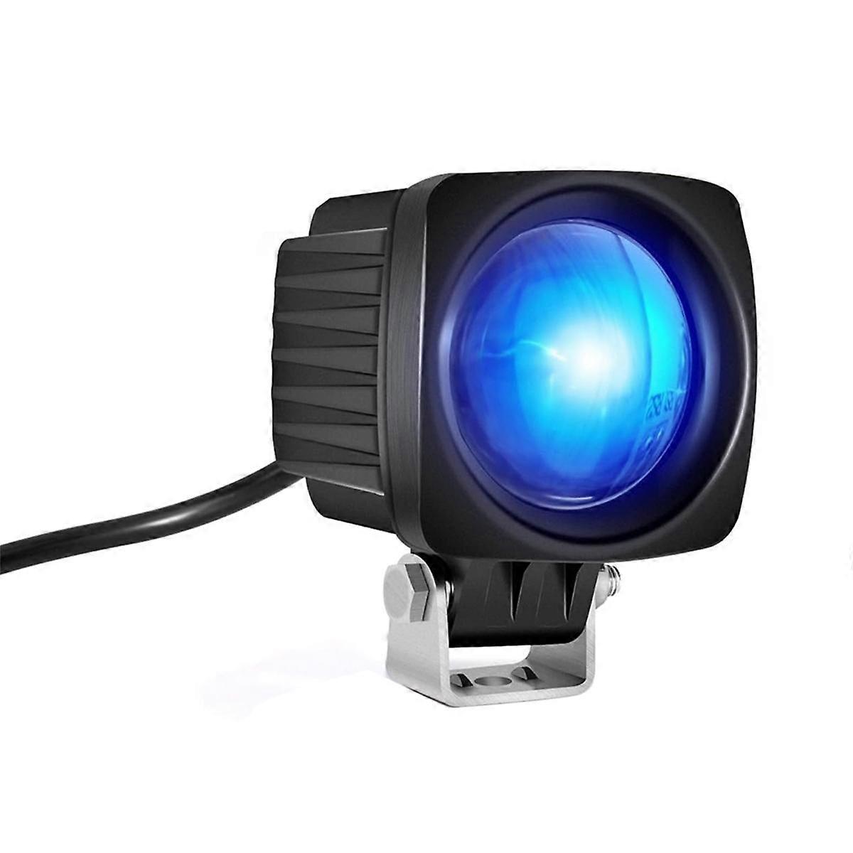 Square LED Forklift Safety Lights Blue DC 10-80V Forklift Backup Lights ...