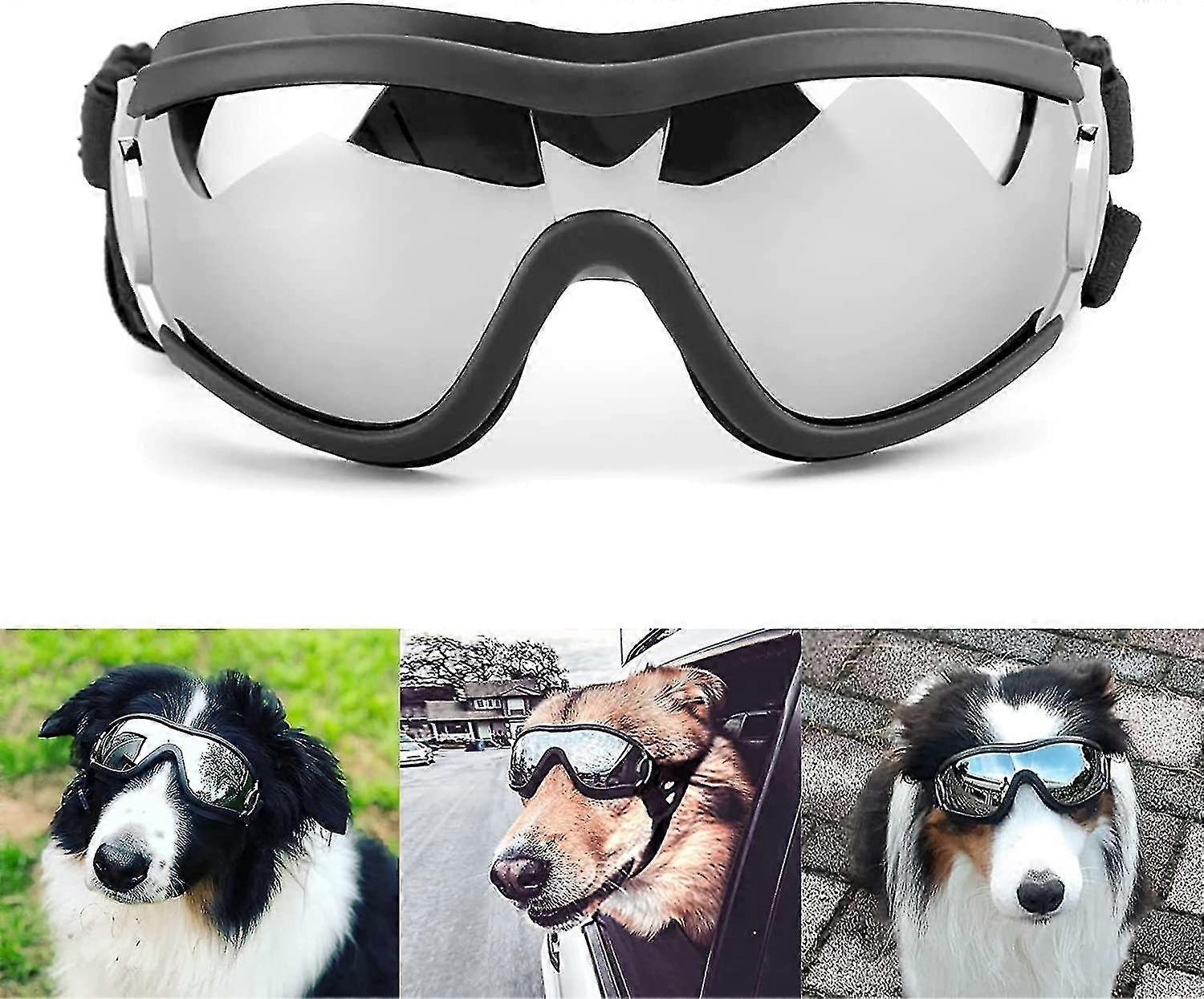 Dog Goggles Uv Protection Waterproof Windproof Eye Protection For Large ...