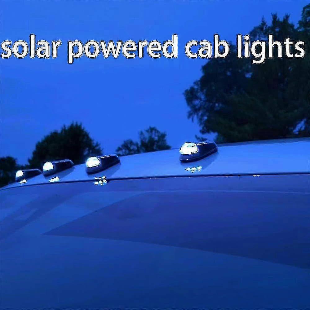 Solar Powered Cab Lights For Truck, 5pcs Led Cab Lights, Led Cab Roof ...