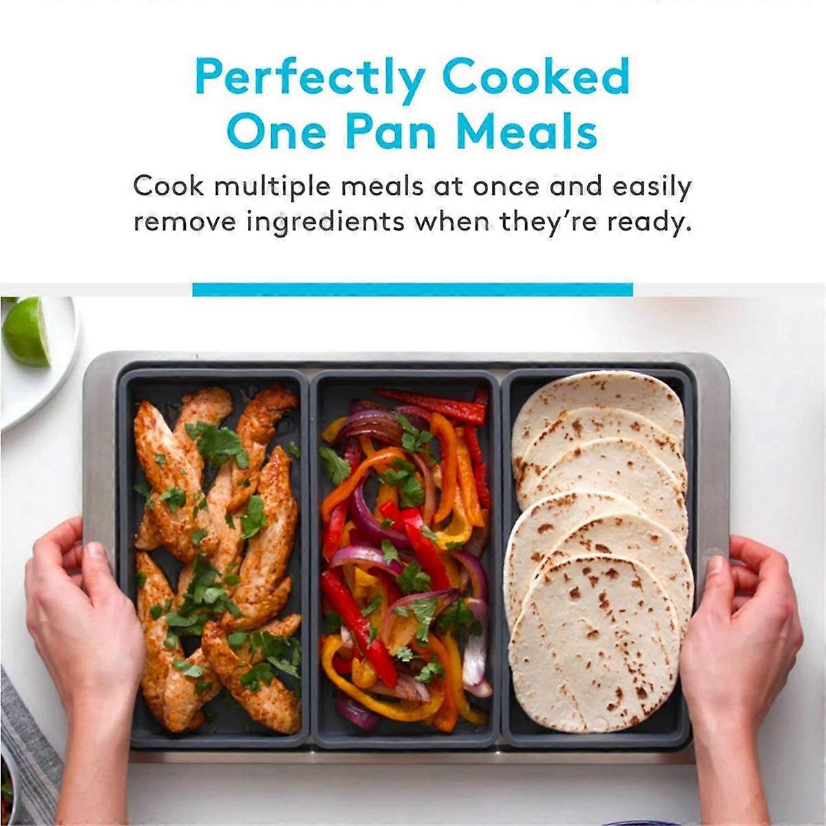 Sheet Pan Dividers for Easy Cooking & Meal Prep - Oven, Microwave ...