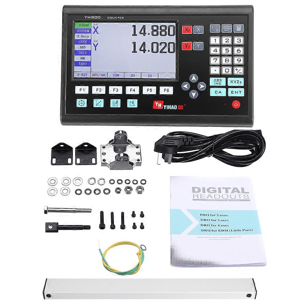 Lcd 2/3 Axis Grating Cnc Milling Digital Readout Display Dro / Ka300 5m Ttl 70-970mm Electronic ...