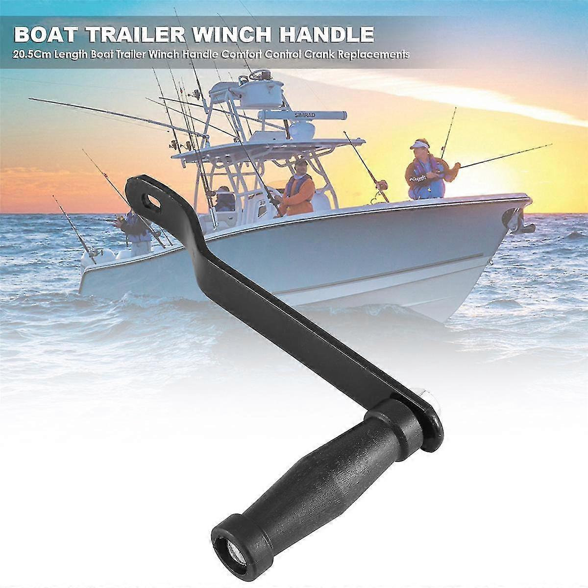 20.5Cm Length Boat Trailer Winch Handle Comfort Control Crank ...