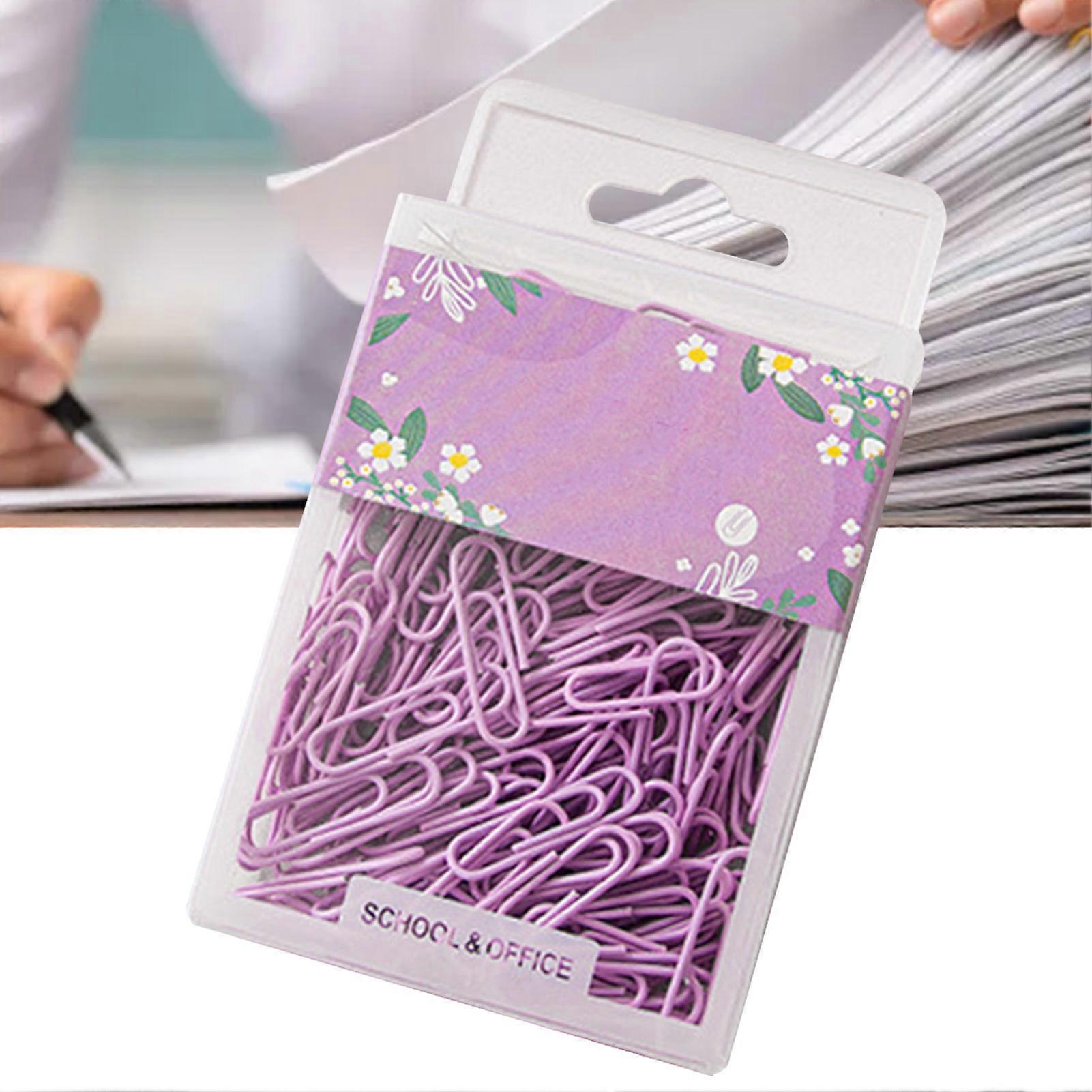 70pcs Paper Clips Vibrant Color Cute Small Paper Clips Durable ...