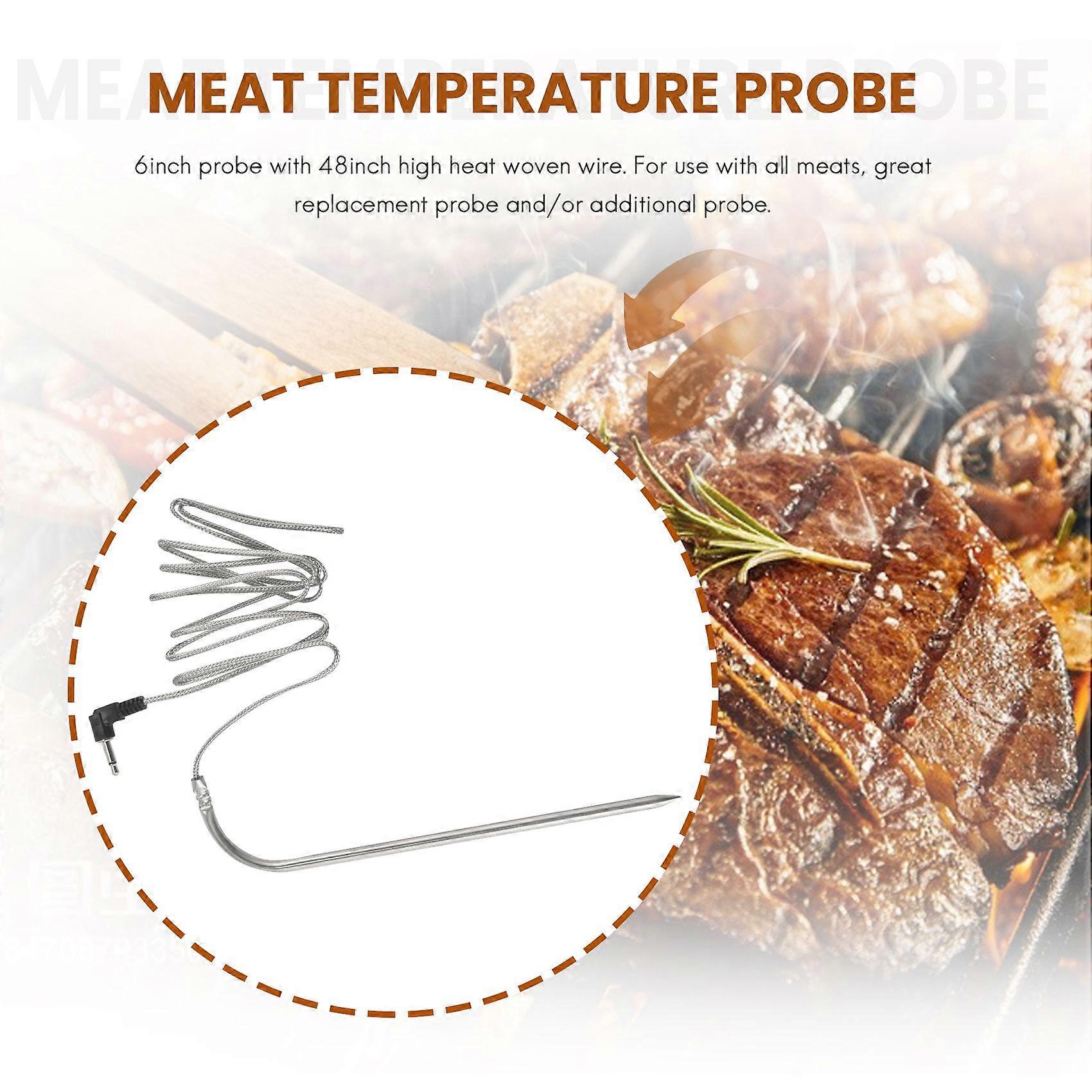 Replacement High-Temperature Meat Probe for Pellet Grills and Pellet ...