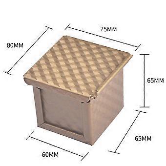 6x Square Loaf Pan With Lid Toast Mold Bread Pan Pullman Loaf Pan With ...