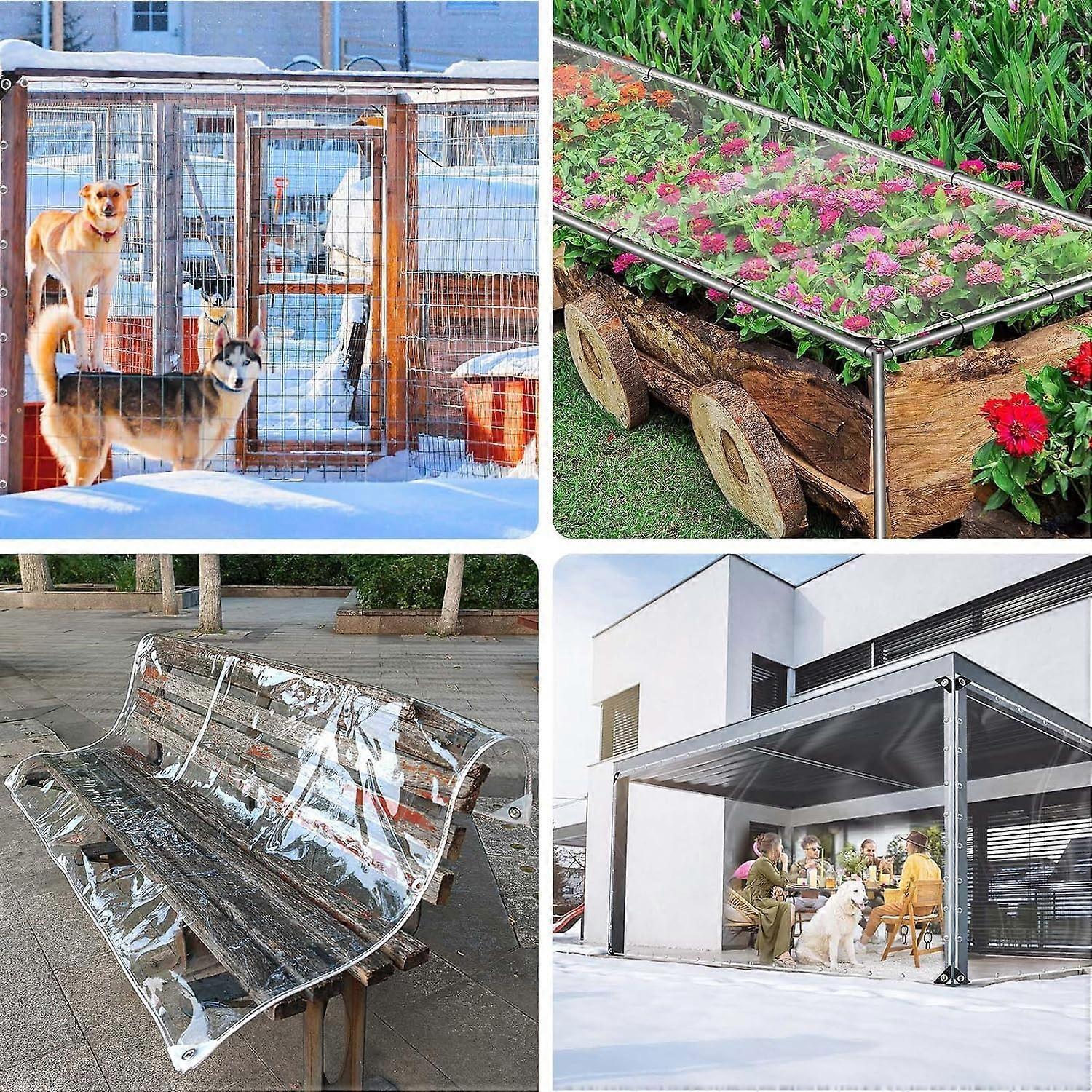 Transparent Tarpaulin for Outdoor Use, Transparent Tarpaulin, Rain ...