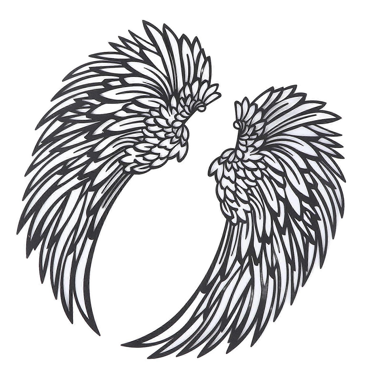 Metal Wings Wall Decoration, Free Combination Wear Resistant Love High ...