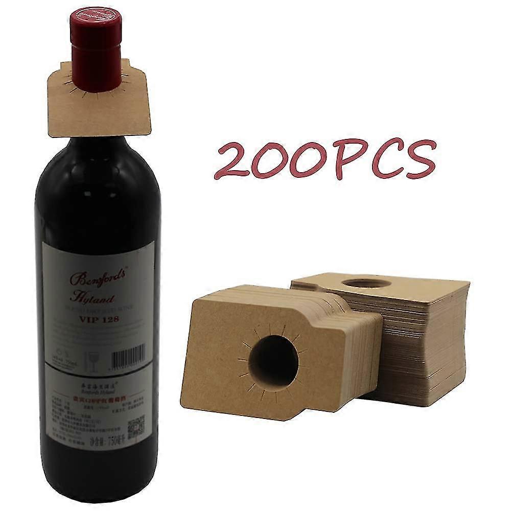 Wine Bottle Cellar Label, 200 Pieces Wine Bottle Neck Tags, Cellar Rack ...