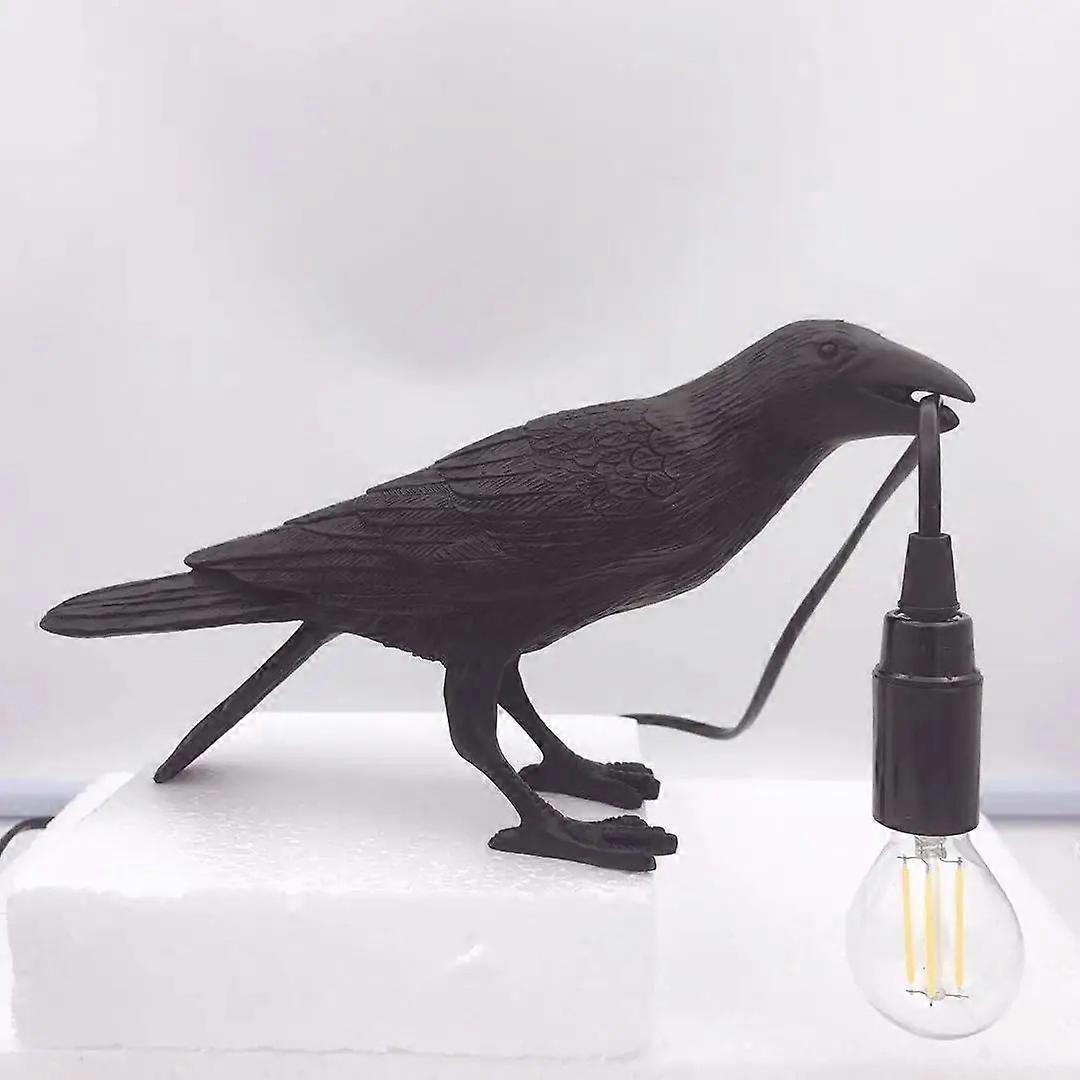 Resin Wall Lamp Crow Wall Sconce Lamp Table Lamp Night Light for ...