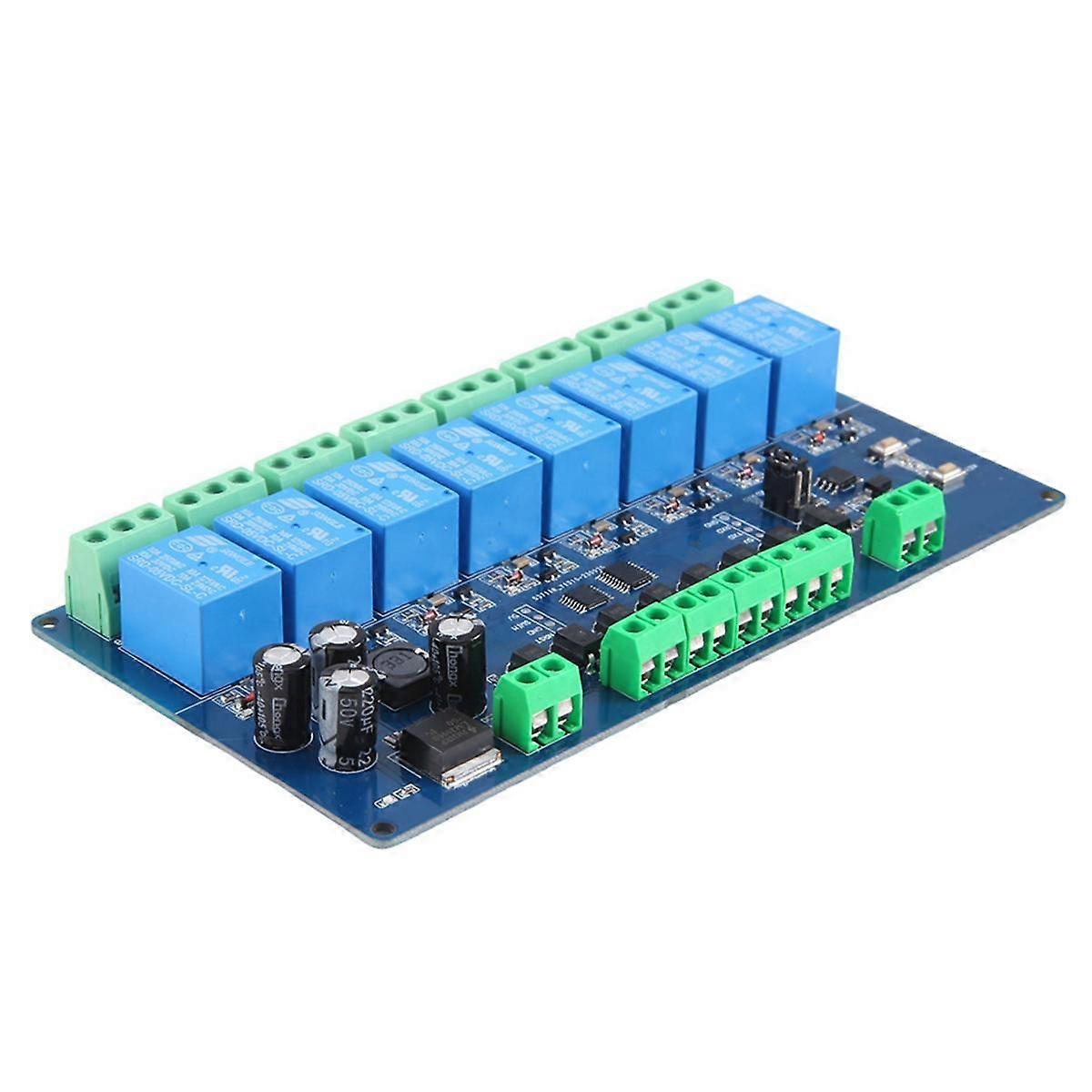Modbus-Rtu 8 Channel Relay Module Modbus RTU 8 Switch Input RS485 Communication TTL | Fruugo UK