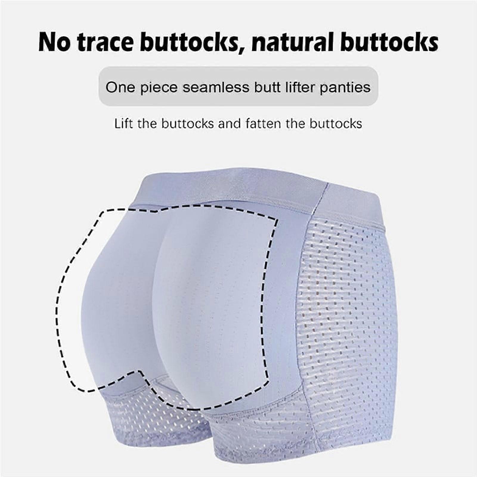 Men Hip Padded Enhancing Underwear Shapewear Butt Lifter Boxer Briefs ...