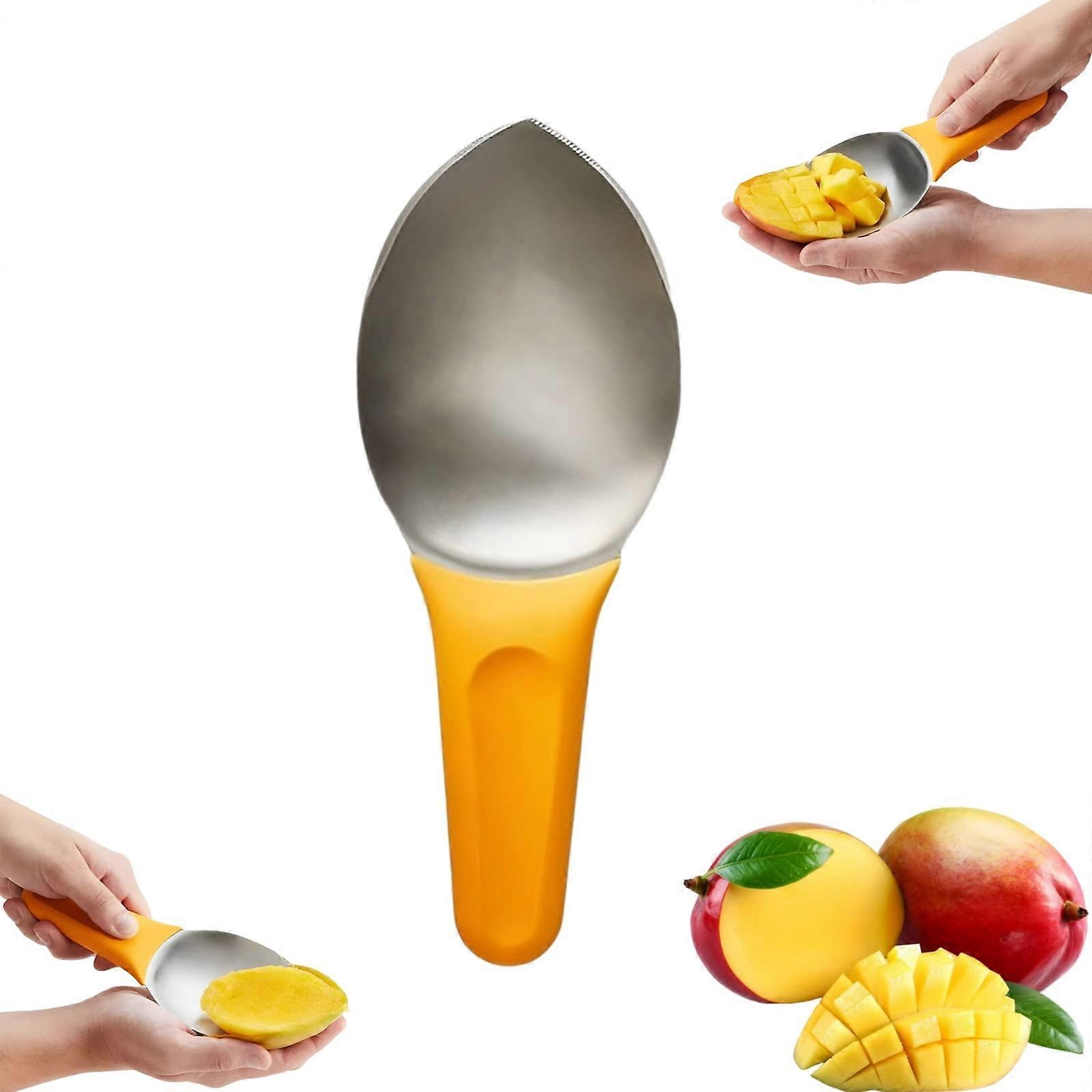 Mango Cutter, Fruit Dicer, Peeler And Separator Tool To Extract Flesh ...