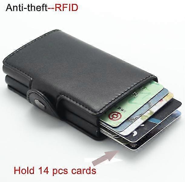 Double Anti-Theft Wallet RFID-NFC Secure POP UP Card Holder | Fruugo UK