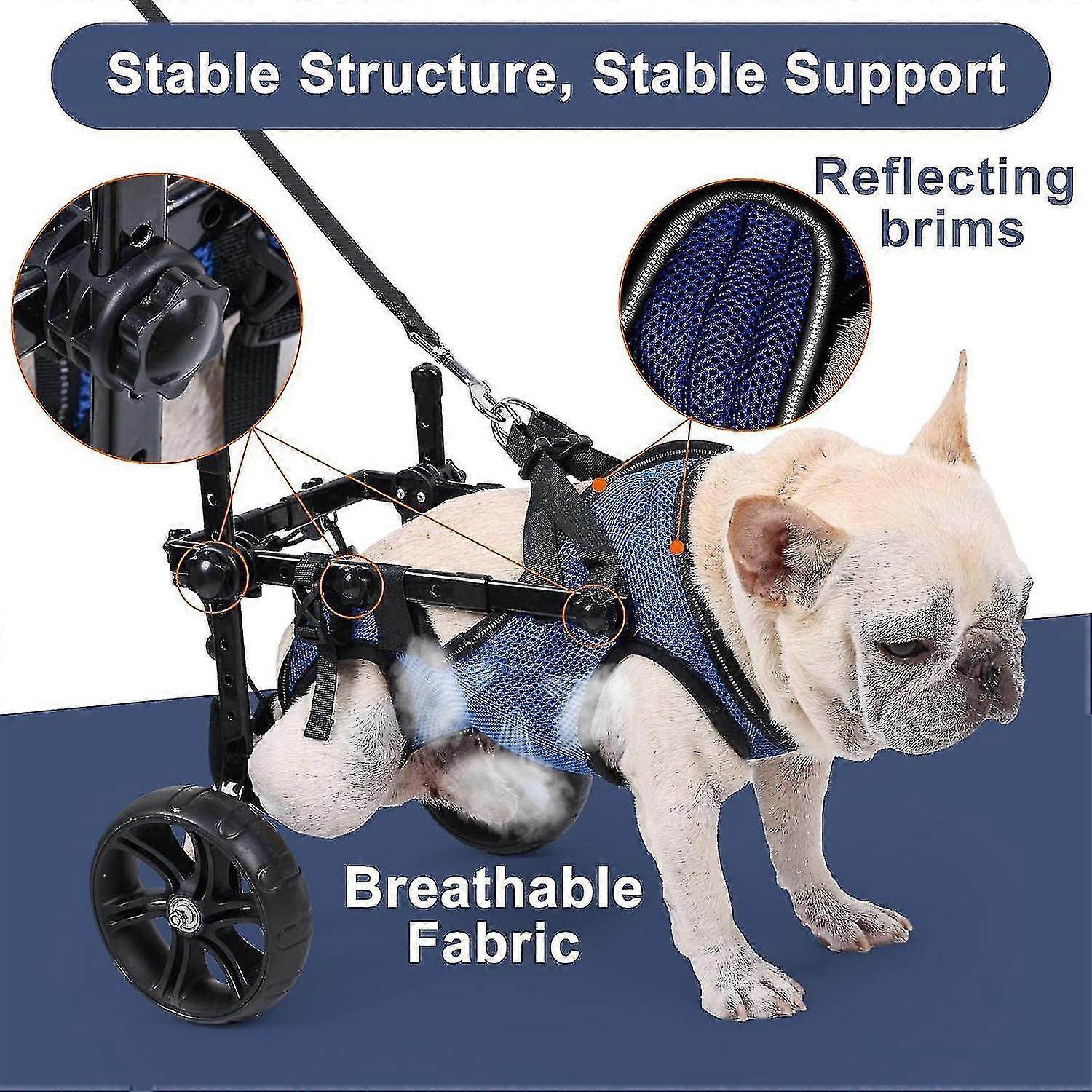 Dog Wheelchair For Back Legs, Mobility Aids For Disabled Pets, Dog Leg ...