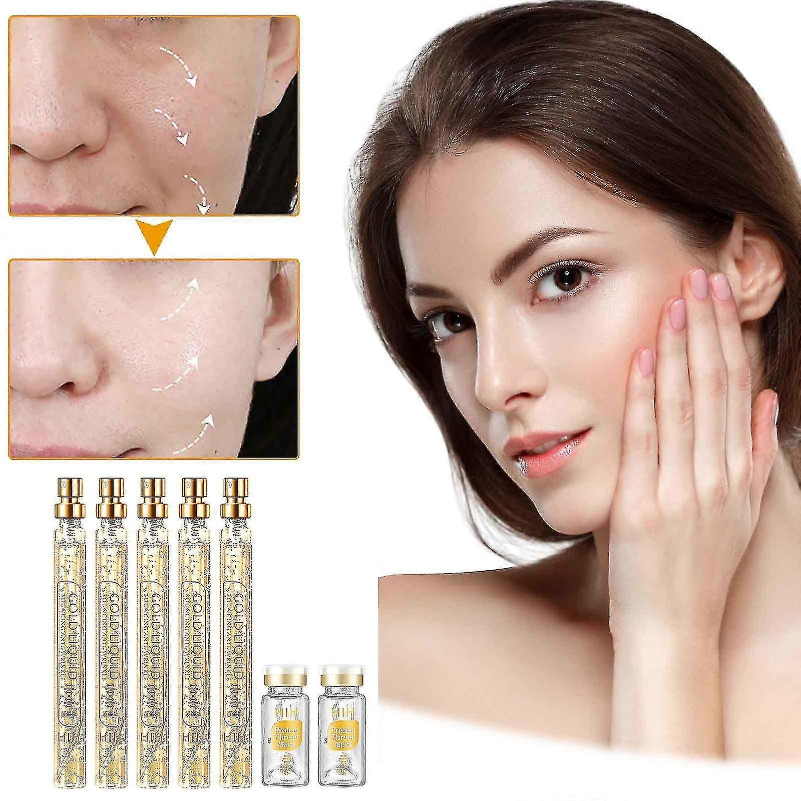 Soluble Protein Thread Combined With Nano Gold Essence Gold Protein ...