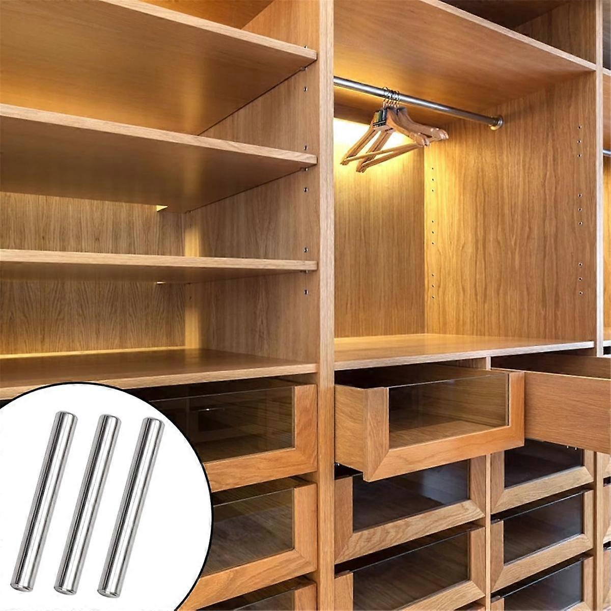 100pcs Stainless Steel Dowels, 5mm X 40mm Shelf Bracket Dowels for ...