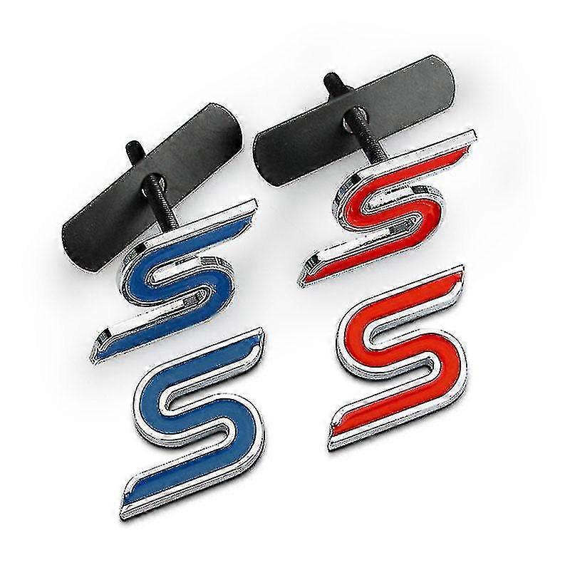 3d Metal Car Rear Trunk Emblem Badge Front Grill Rs St S Logo Sticker ...