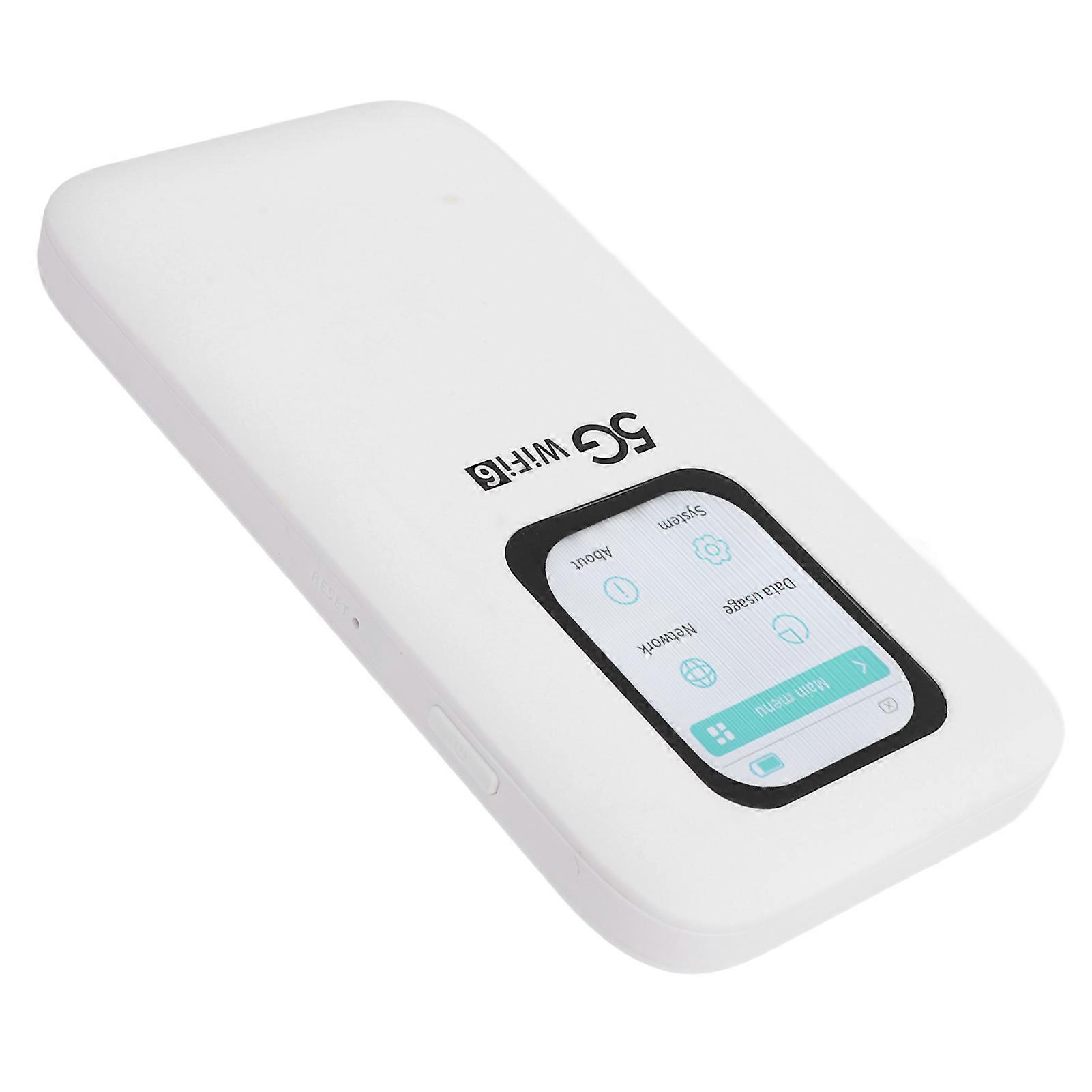 5G WiFi 6 Mobile Hotspot with Nano SIM Card Slot Connects Up To 16 ...