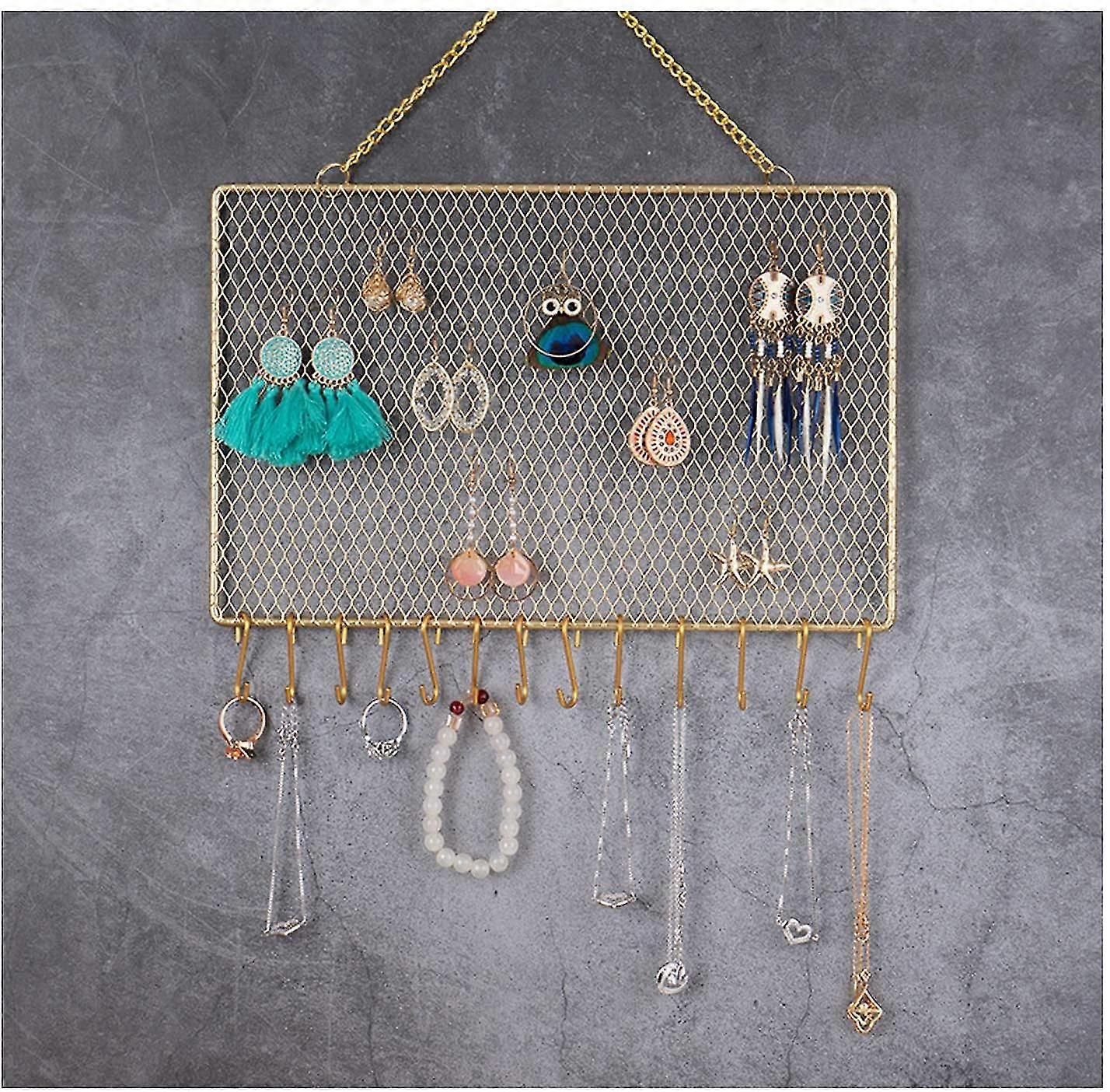 Hanging Jewelry Storage Rack,wall Storage Rack, Storage Display Rack ...