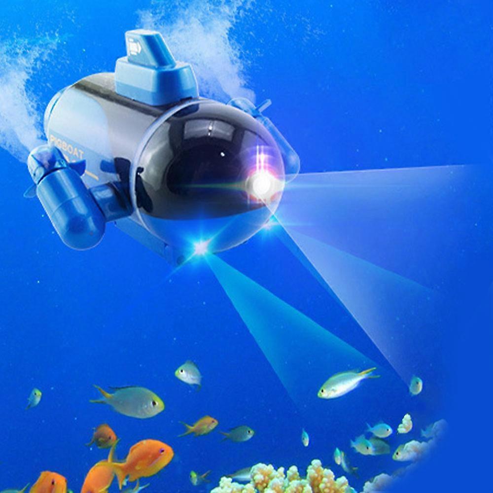 Mini Remote Control Submarine Vehicle 4CH Electronic Ship Subs Water ...