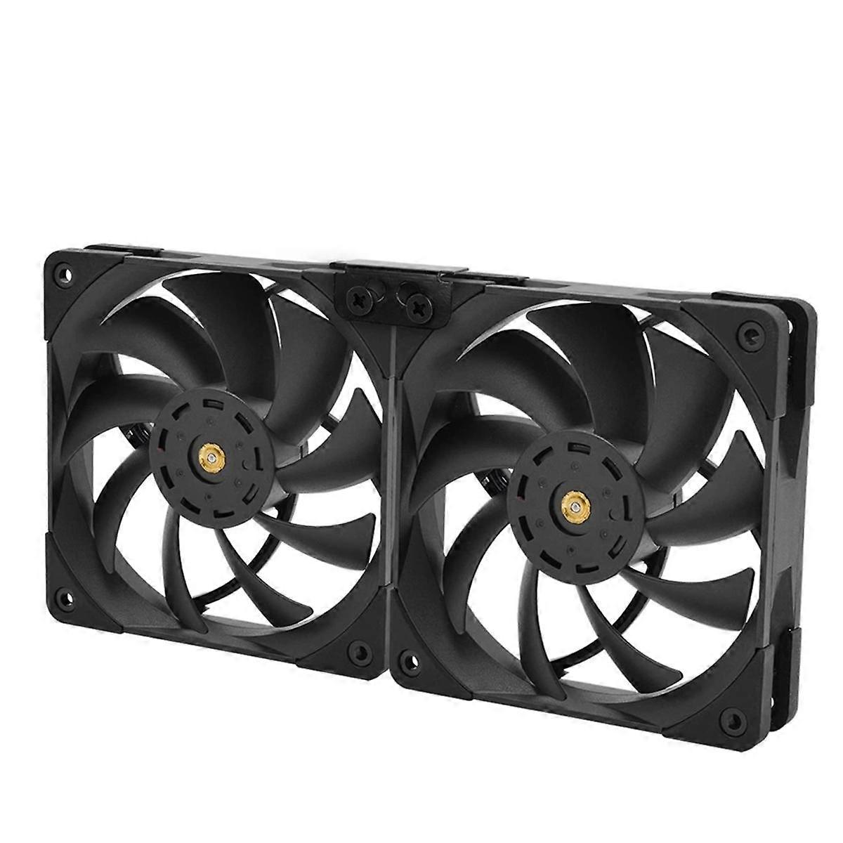 Fan Bracket Dual Fan Computer Radiator Holder for Video Card Cooling ...
