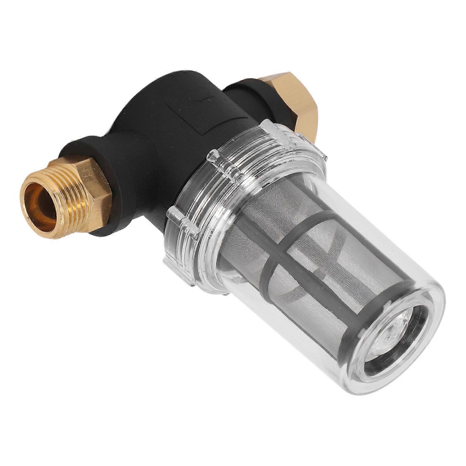 Garden Hose Inlet Filter 3/4 High Pressure Washer Water Sediment Filter ...