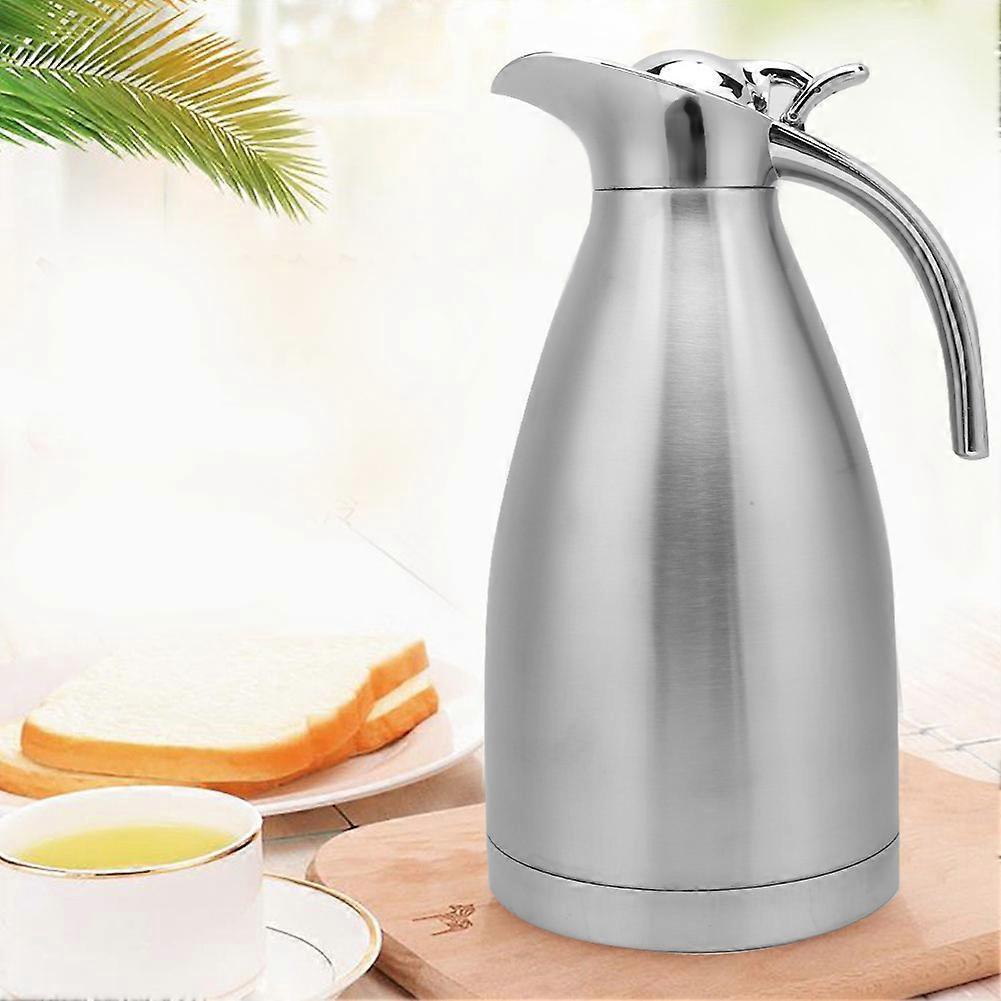 2L 304 Stainless Steel Vacuum Insulation Kettle Household Thermal Bottle Jug Coffee Pot | Fruugo AU