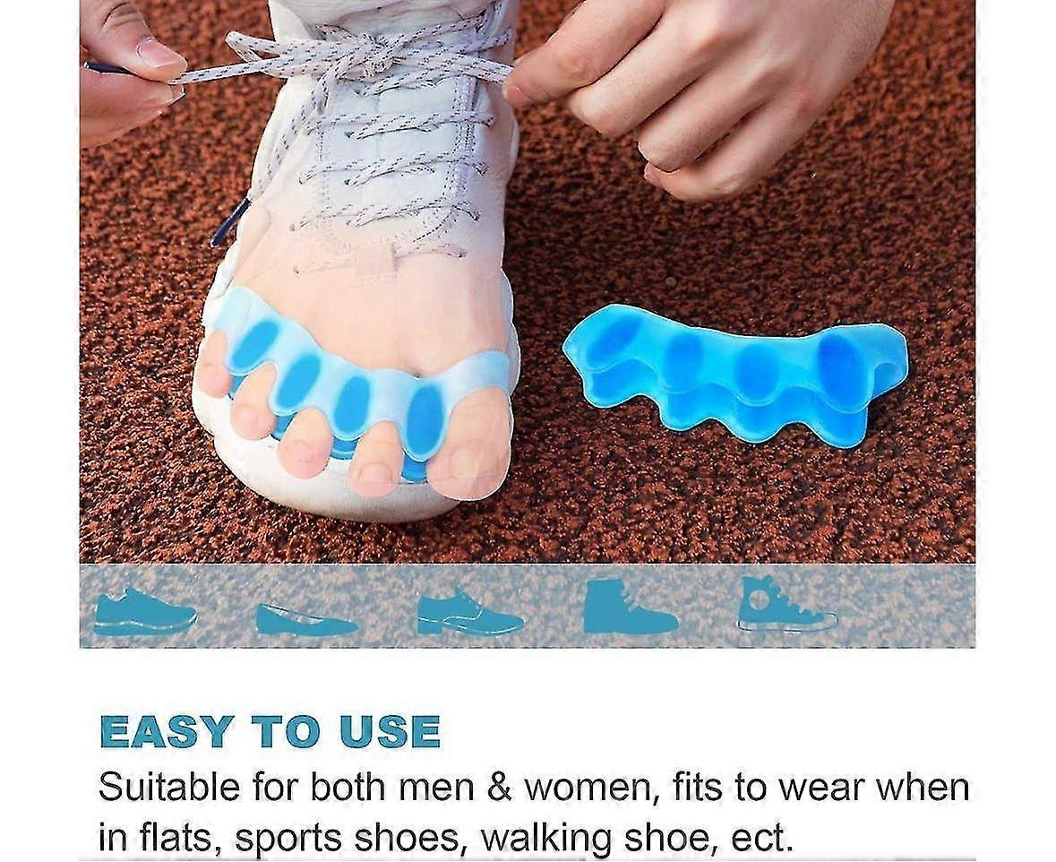 Premium Gel Toe Separators & Stretchers - Bunion & Hammer Toe ...