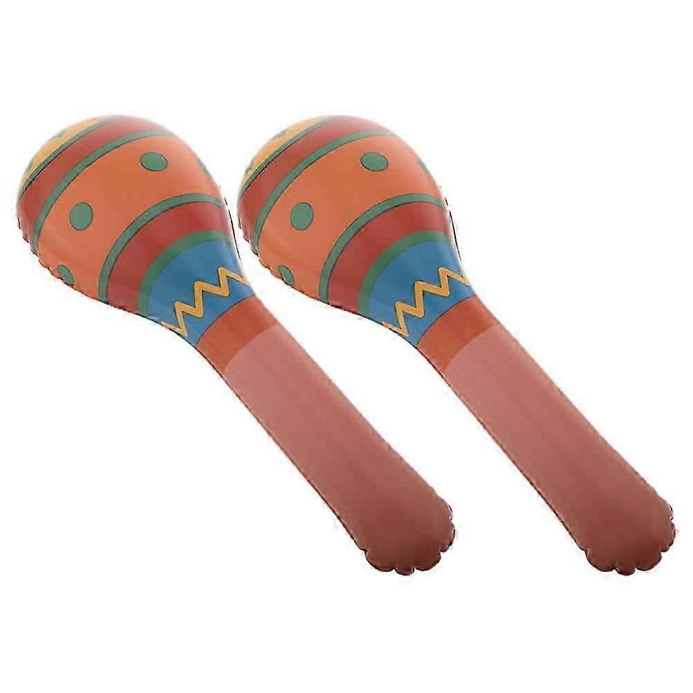Inflatable Musical Maracas Toy For Children's Party Decorations Light ...