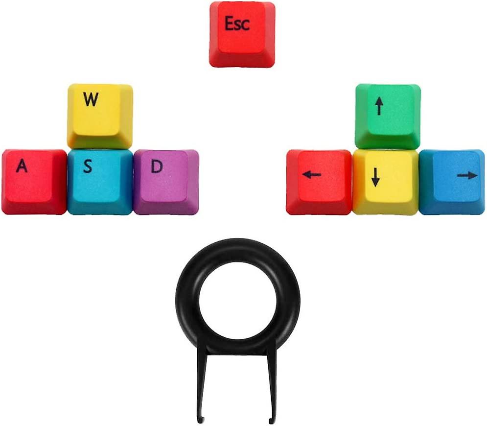Wasd Keycaps,arrow Key Cap,keycaps Esc,9pcs Pbt Custom Keycaps Set With ...